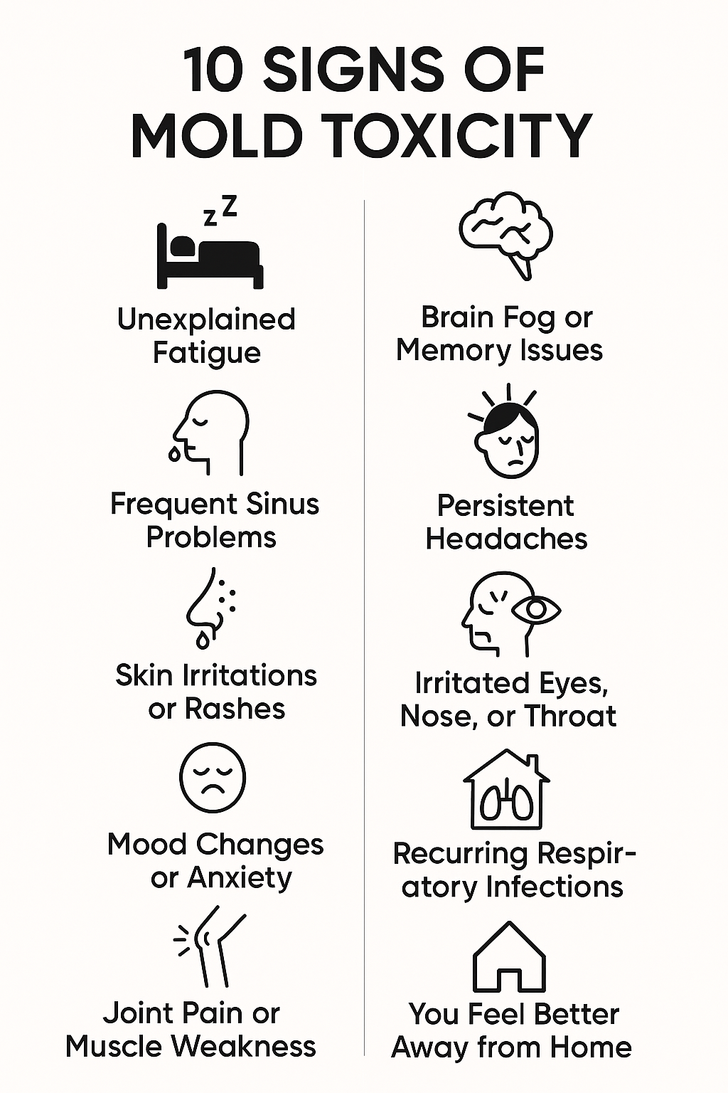 10 Warning Signs of Mold Toxicity - Rehab Restoration